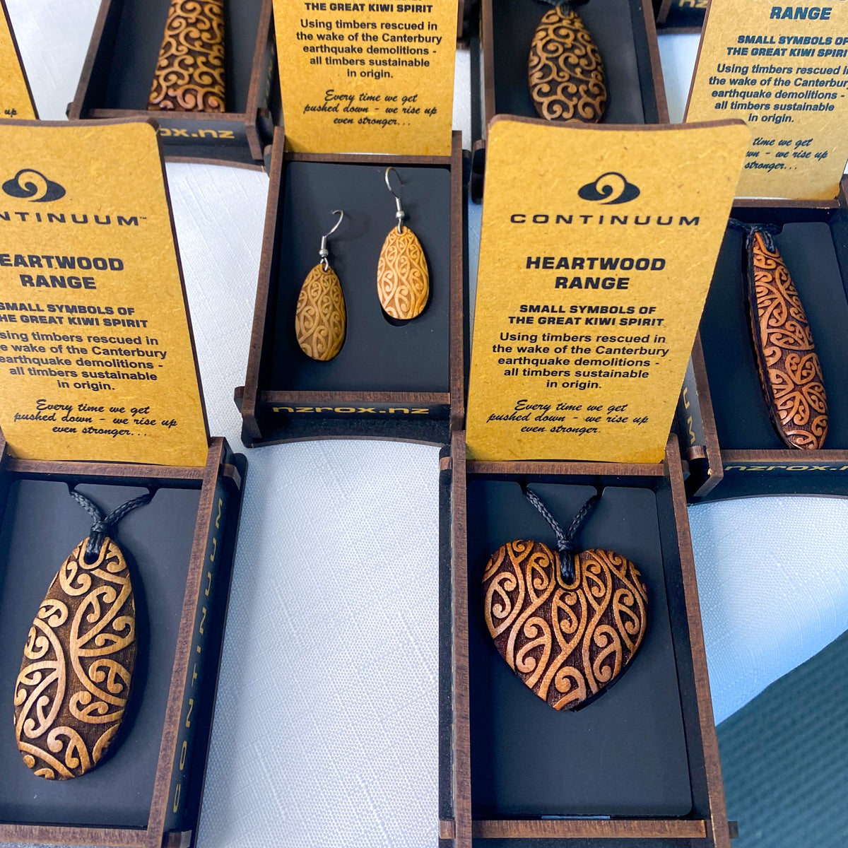 Heartwood Range - Canterbury Timber Jewellery – TheSanctuaryBNE