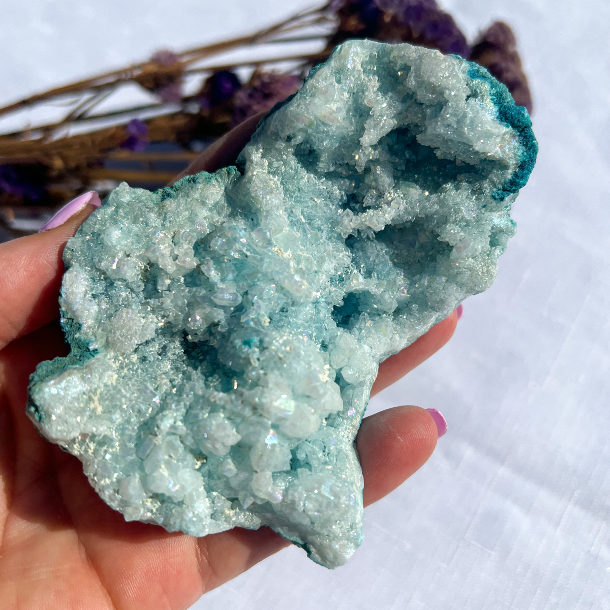 Aqua Aura Quartz Clusters | Large – TheSanctuaryBNE
